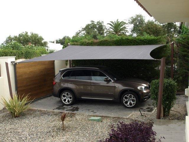 Shade Sail Gallery - Car Sails - The Shade Sail Company
