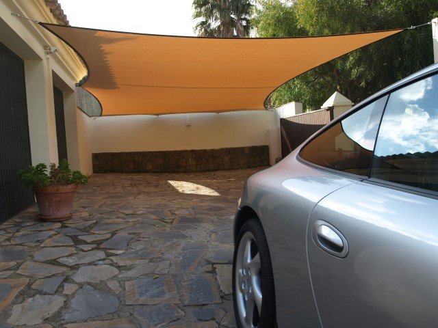Shade Sail Gallery - Car Sails - The Shade Sail Company